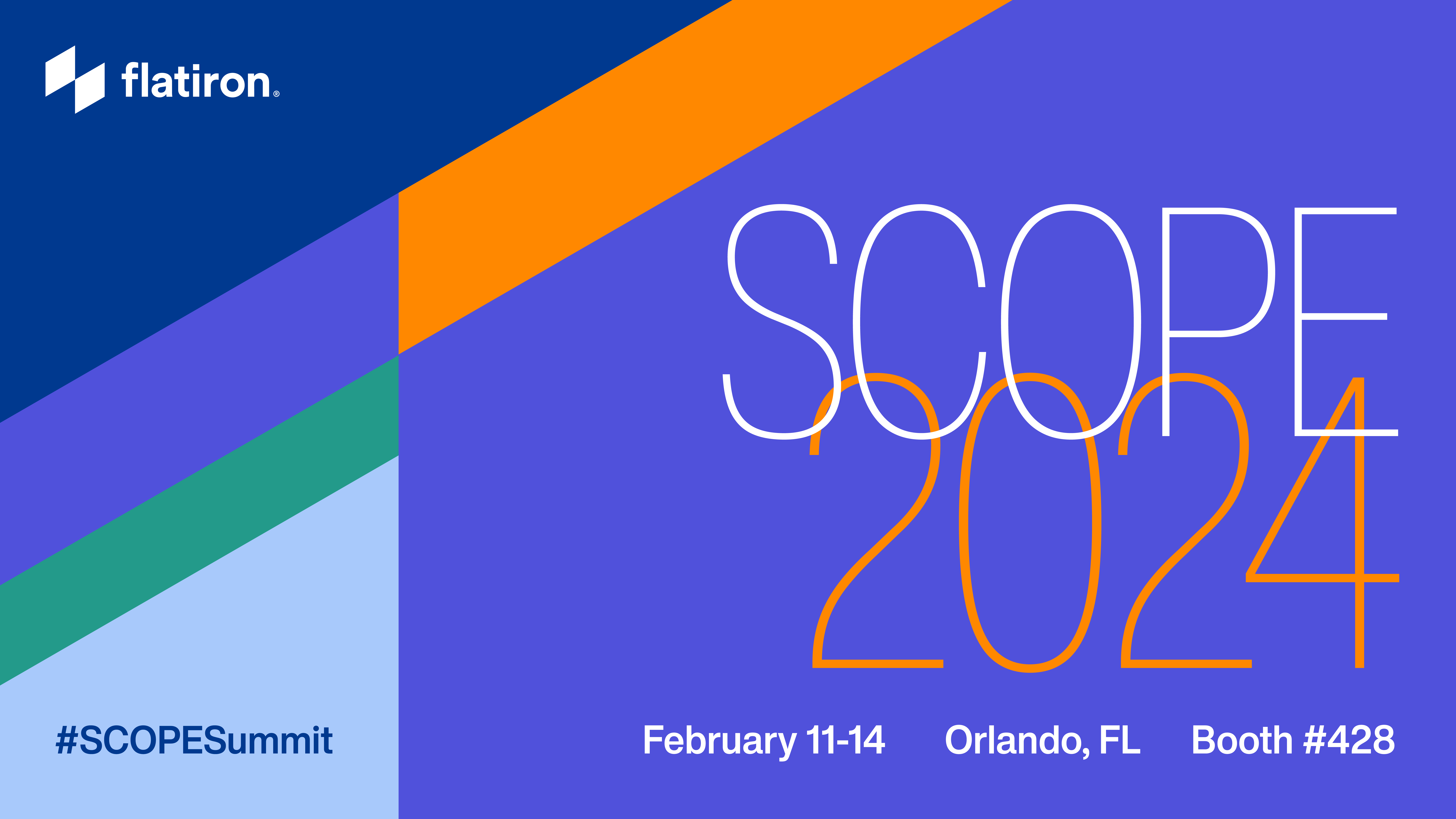 Flatiron Health to be a featured presenter at the 2024 SCOPE Summit